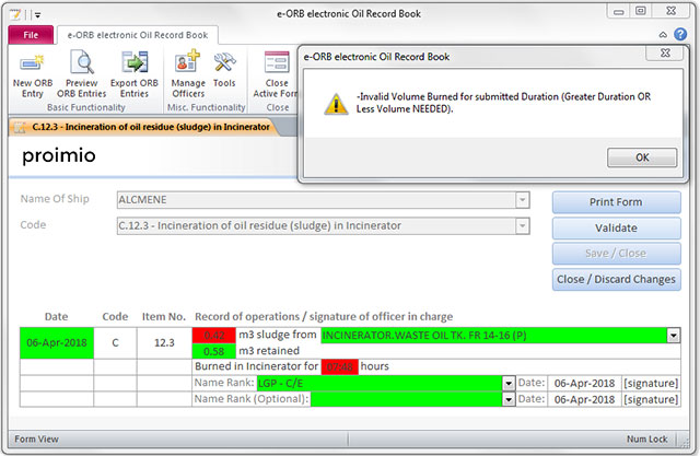 eORB | The original e-ORB electronic Oil Record Book Software | proimio ...